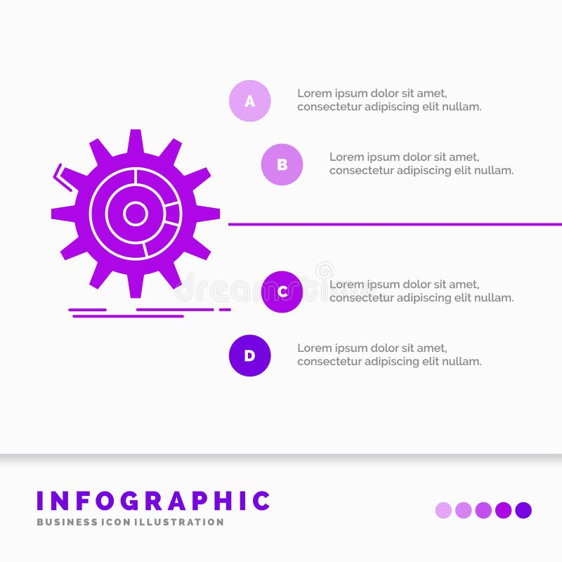 Setting, Data, Management, Process, Progress Infographics Template for ...