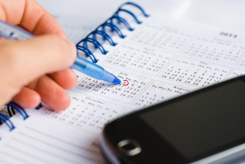 Setting a date stock image. Image of schedule, time, mark - 27590233