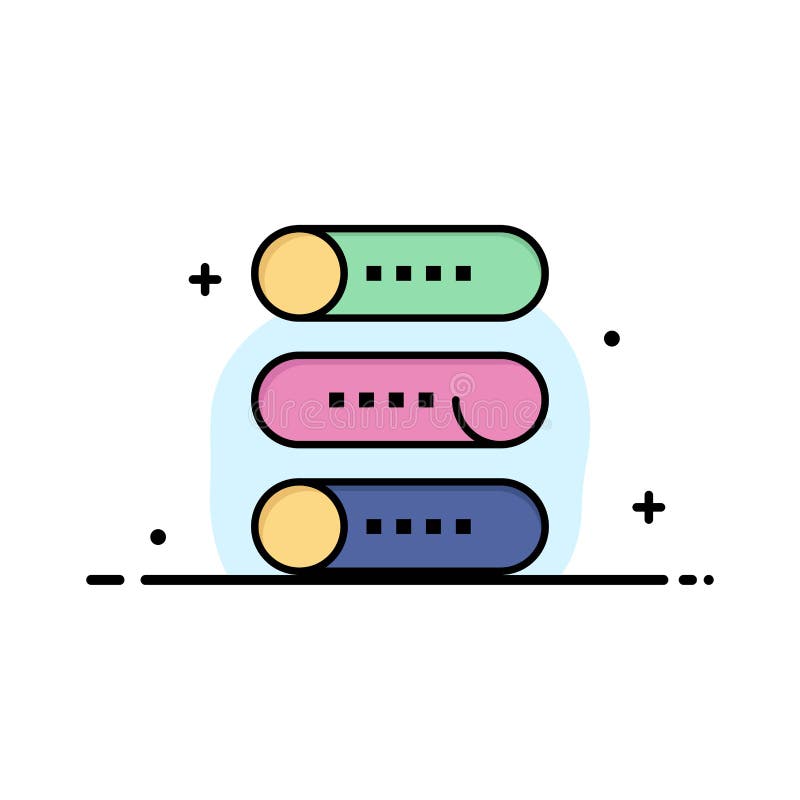 Setting, Device, Switch, on Off Business Flat Line Filled Icon Vector ...