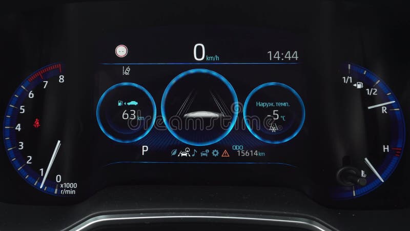 Setting Digital Dashboard of a Modern Car. Selection of Display Modes ... Setting Digital Dashboard of a Modern Car. Selection of Display Modes ...