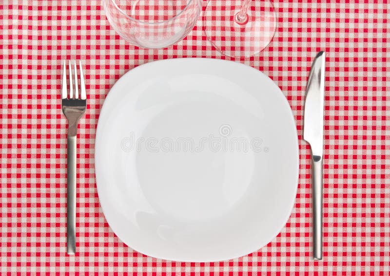 Setting for dinner stock image. Image of setting, table - 21849475