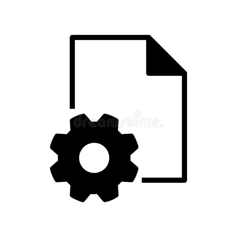 Processing Icon, Vector Illustration Stock Vector - Illustration of ...