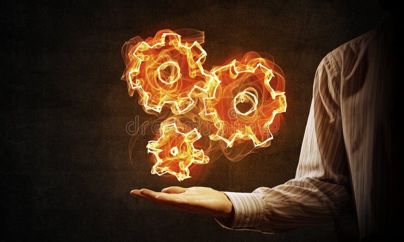 Setting fire icon stock image. Image of settings, symbol - 80809549