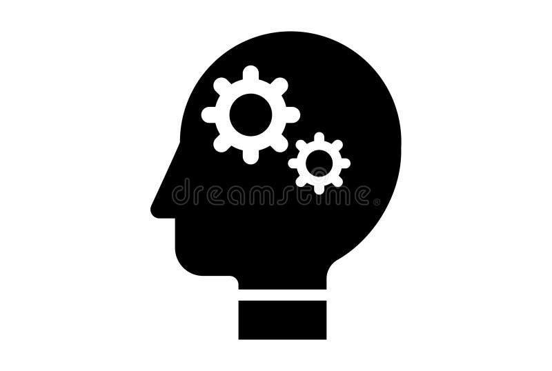 Setting Flat App Icon Minimalist Web Symbol Black Sign Stock ...