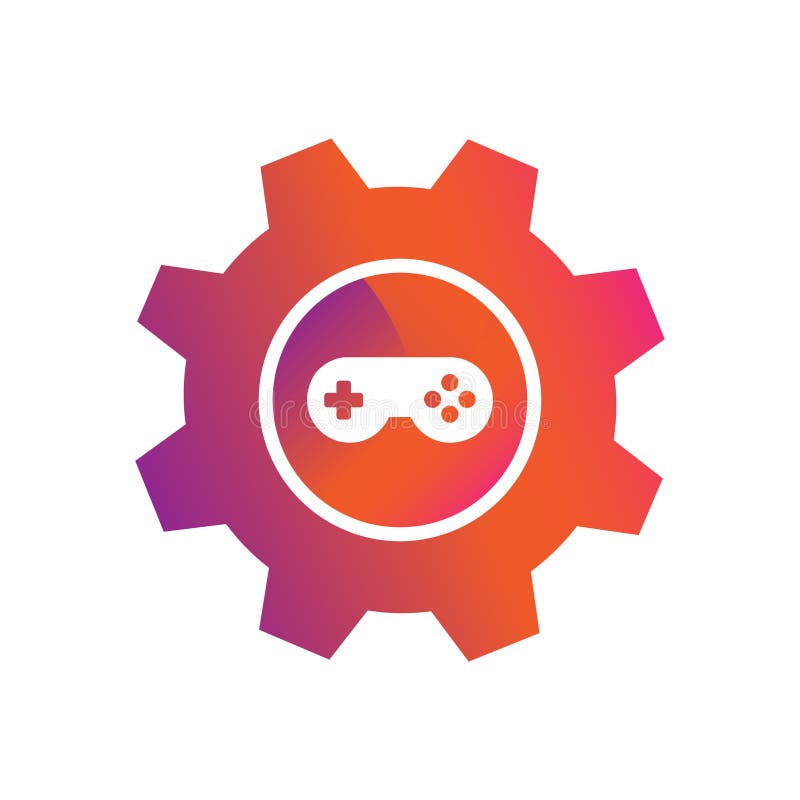 Setting Game Button Vector Icon Stock Vector - Illustration of sign ...