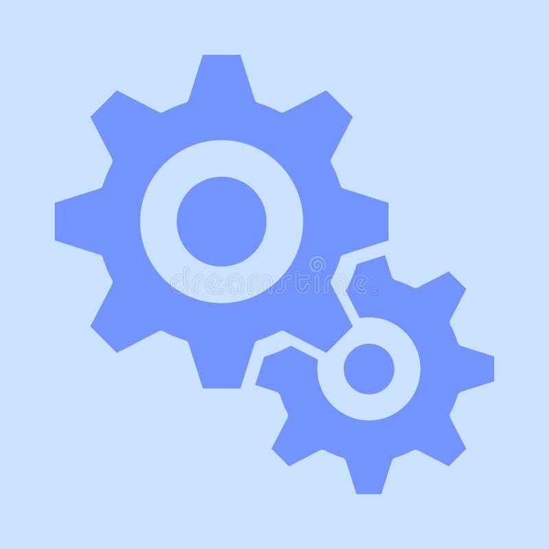 Setting Gear Illustration Vector. Setting Gear Icon Vector Stock Vector - Illustration of ...
