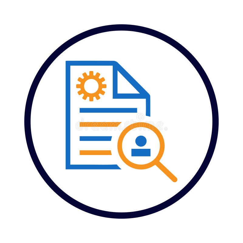 Setting, Gear, Search, Research, Document, Sign, Icon, Research ...