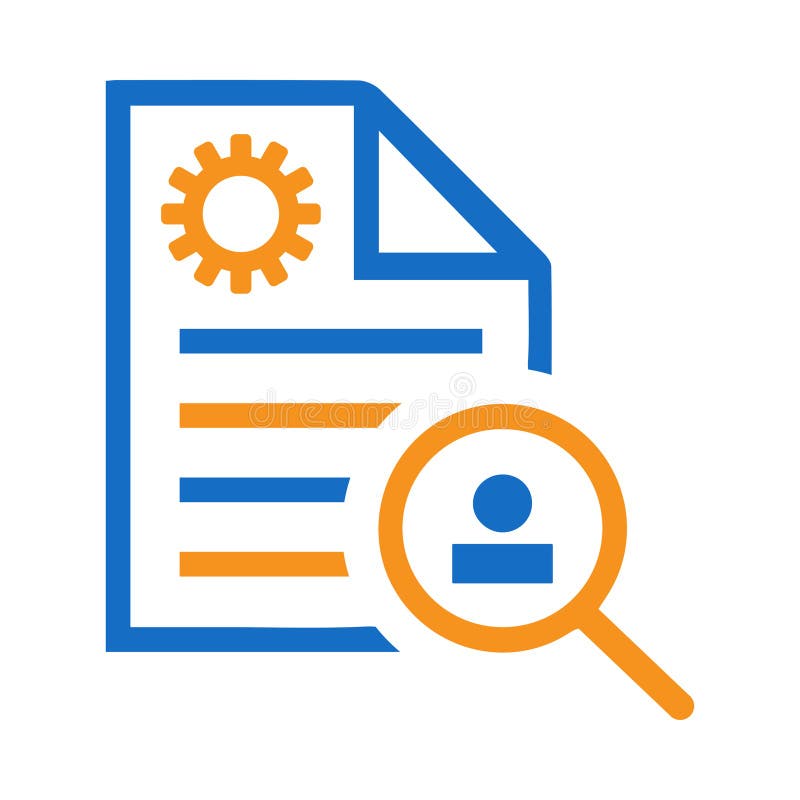 Setting, Gear, Search, Research, Document, Sign, Icon, Research ...