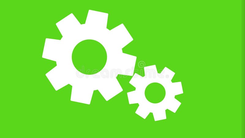 Setting icon green screen stock video. Video of arrow - 392043905