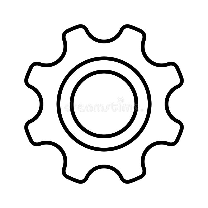 A Setting Icon Typically Represents a Gear or Cogwheel Symbolizing ...