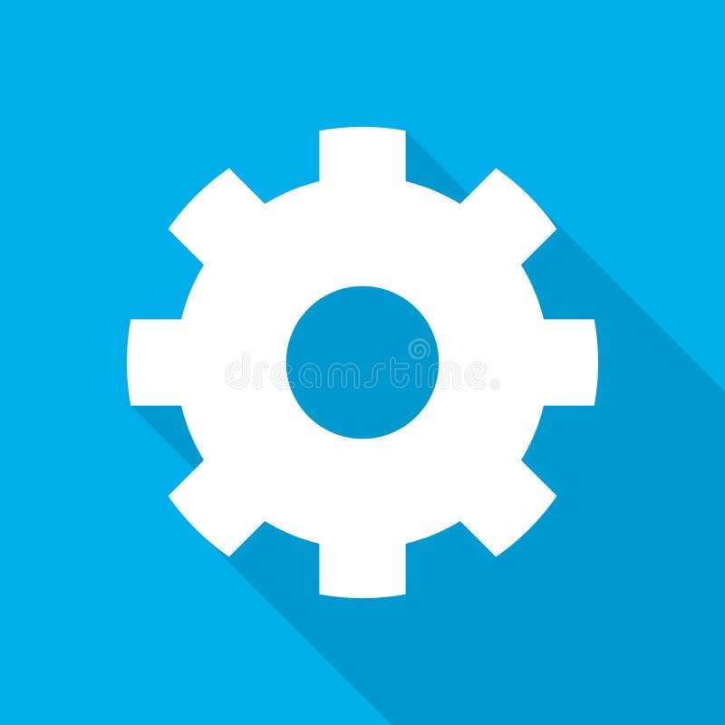 Setting Icon. Vector Illustration. Stock Illustration - Illustration of ...