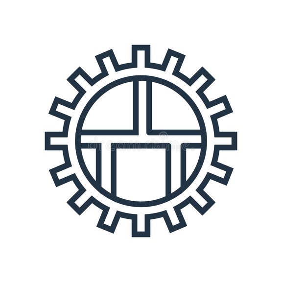 Setting Icon Vector Isolated on White Background, Setting Sign Stock ...