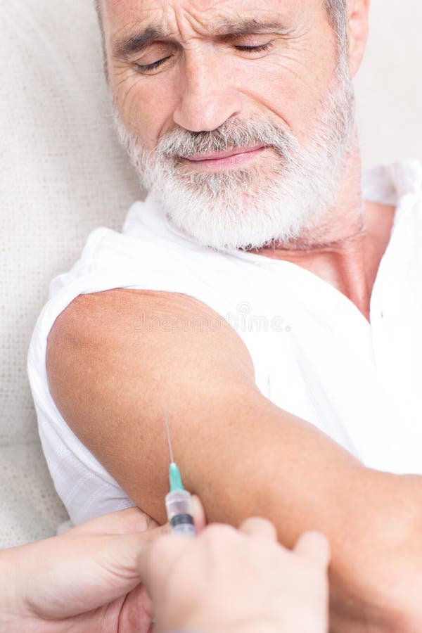 Setting a injection stock image. Image of medicine, booster - 54730229