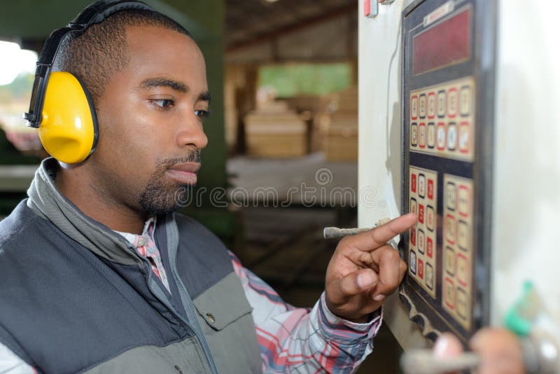 Setting the Machine Program Stock Photo - Image of milling, industry ...