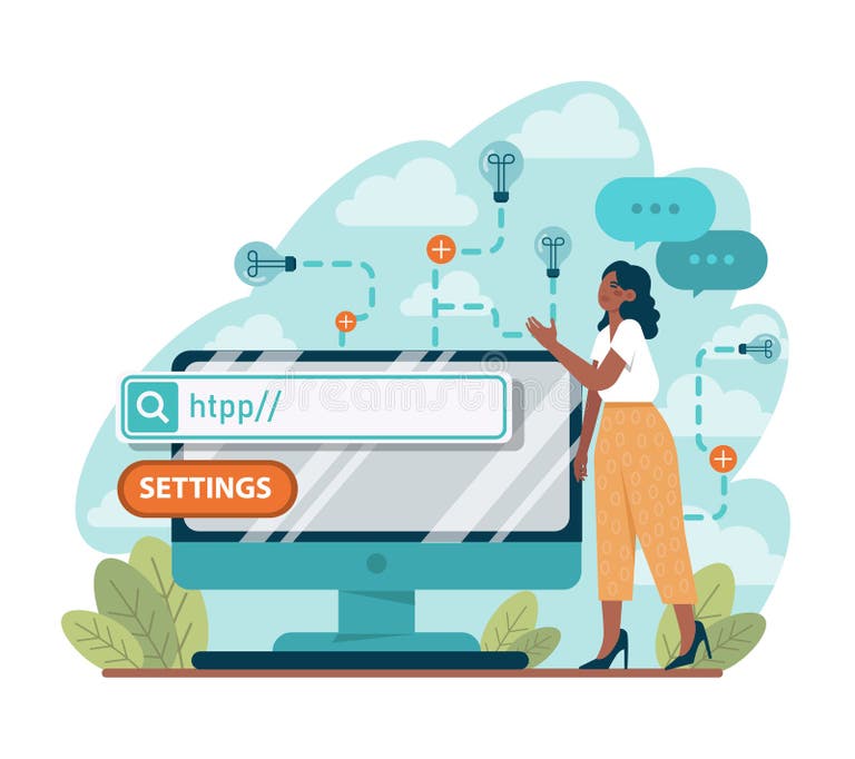 Setting and Optimization Concept. Idea of Improvement and Customization ...