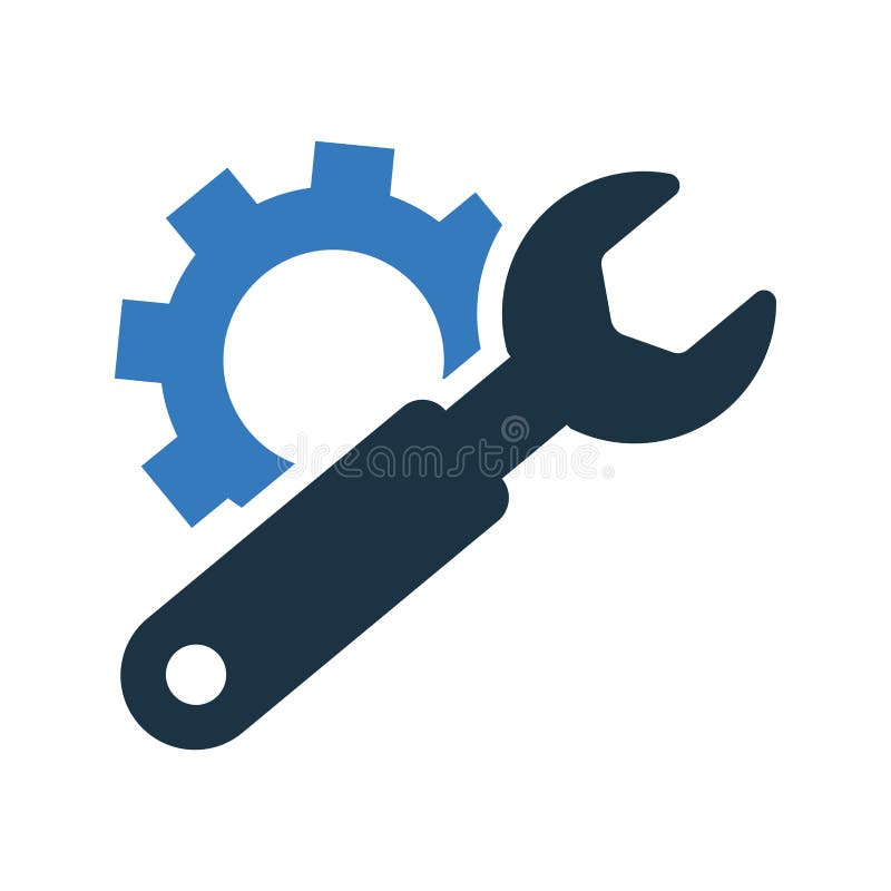 Setting and Repair Flat Icon Pack Stock Vector - Illustration of ...