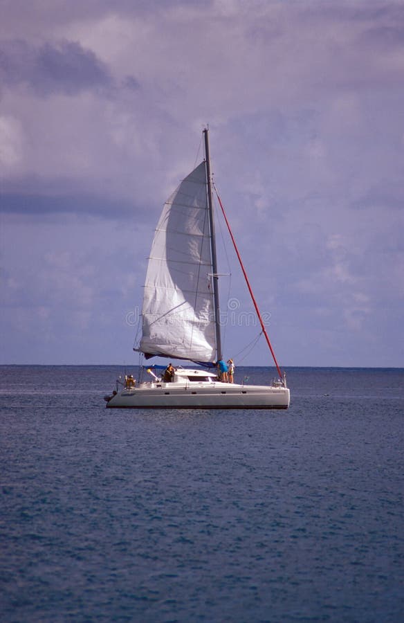 Setting sail stock image. Image of sports, trip, boat, catamaran - 653115