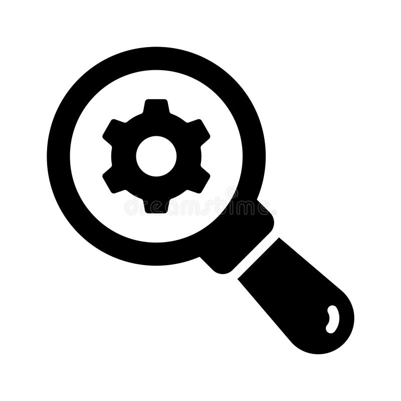 Setting Search stock vector. Illustration of search - 332532760