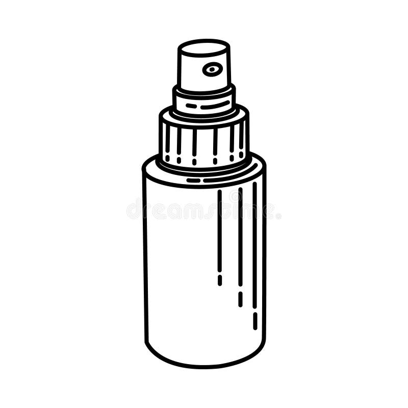 Setting Spray Icon. Doodle Hand Drawn or Outline Icon Style Stock ...