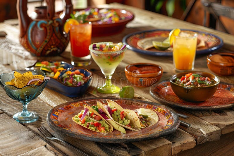 Setting the Stage with Rustic Fiesta Weathered Wood Tables for Cinco De ...