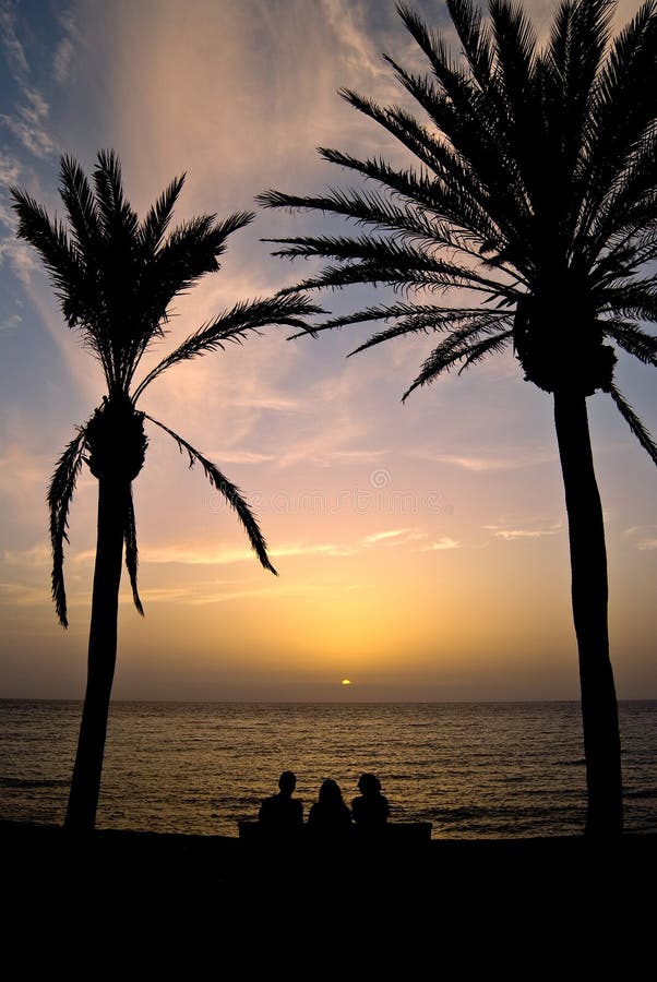 Setting sun stock image. Image of water, watching, vista - 8199155