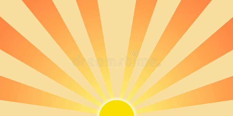 Evening Sun Clipart