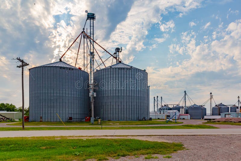 Farm Produce Storage System. a Modern Community Grain Elevator with a ... Farm Produce Storage System. a Modern Community Grain Elevator with a ...