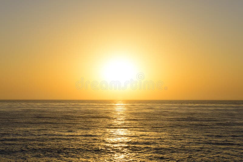 Setting sun stock image. Image of ocean, outdoors, sunset - 31725387
