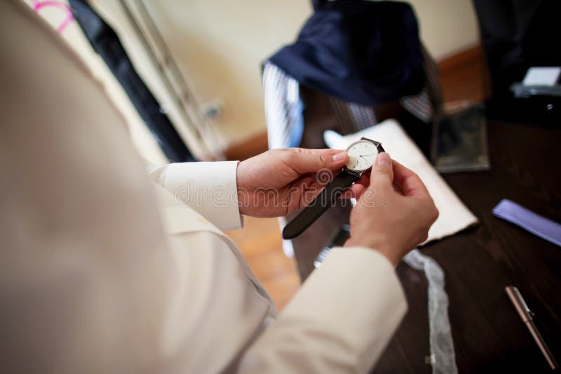 Setting the time stock image. Image of control, costume - 32888529