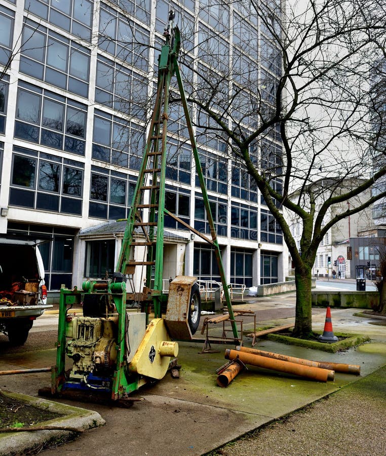 Drilling Rig Ready for Work Editorial Image - Image of roads, building ...