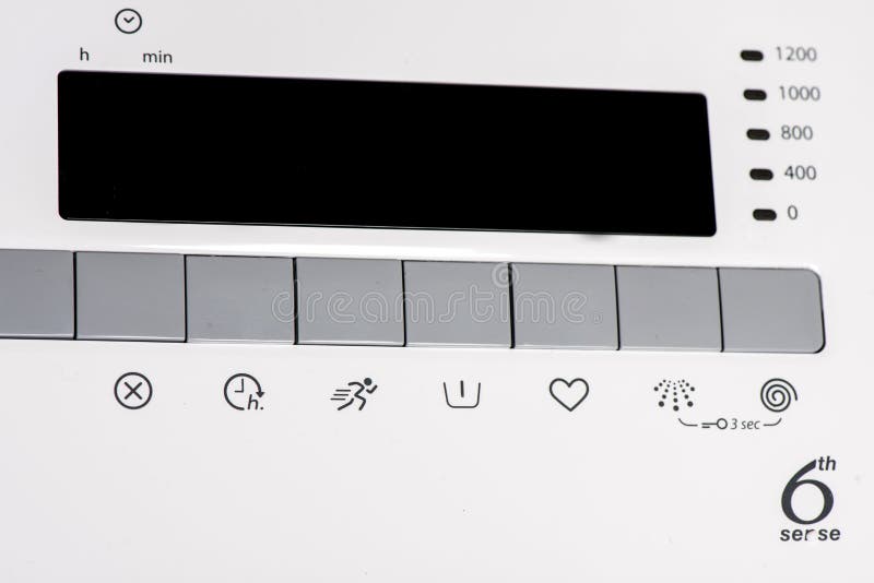 Washing Machine Control Panel. Washing Mode Editorial Image - Image of ...