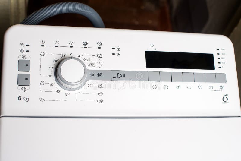Washing Machine Control Panel. Washing Mode Editorial Photo - Image of ...