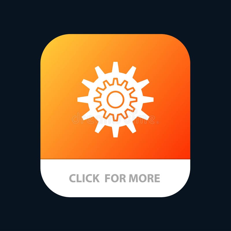 Settings, Cog, Gear, Production, System, Wheel, Work Mobile App Button ...