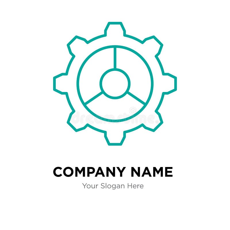Settings Company Logo Design Stock Vector - Illustration of black ...