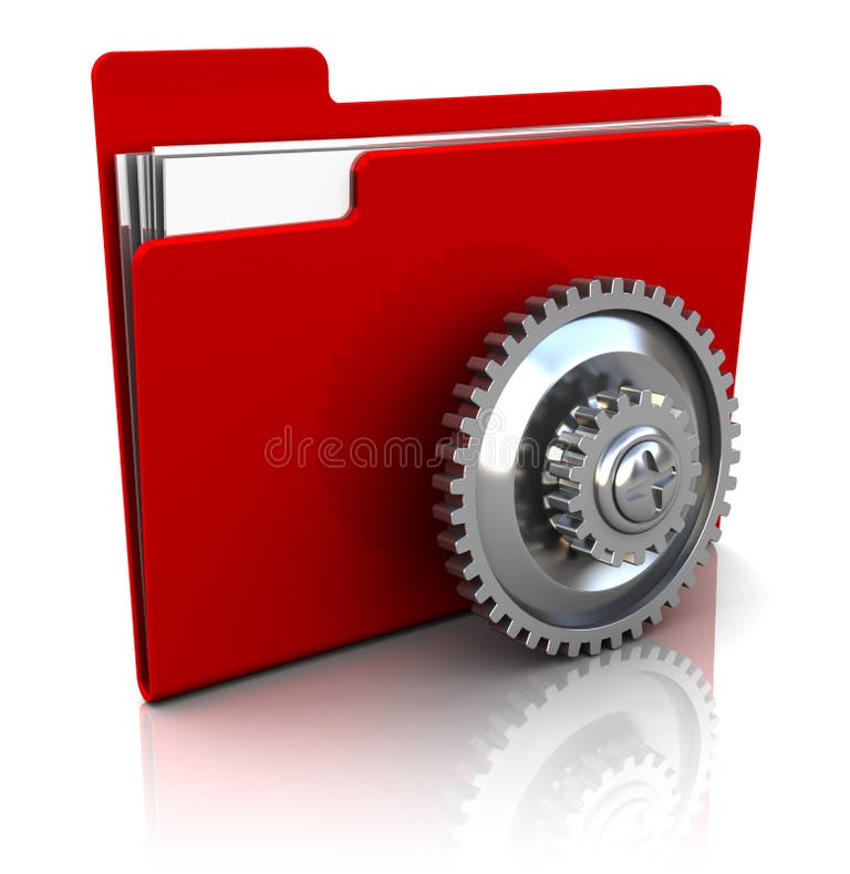 Folder Icon Gear Wheel Stock Illustrations – 604 Folder Icon Gear Wheel ...