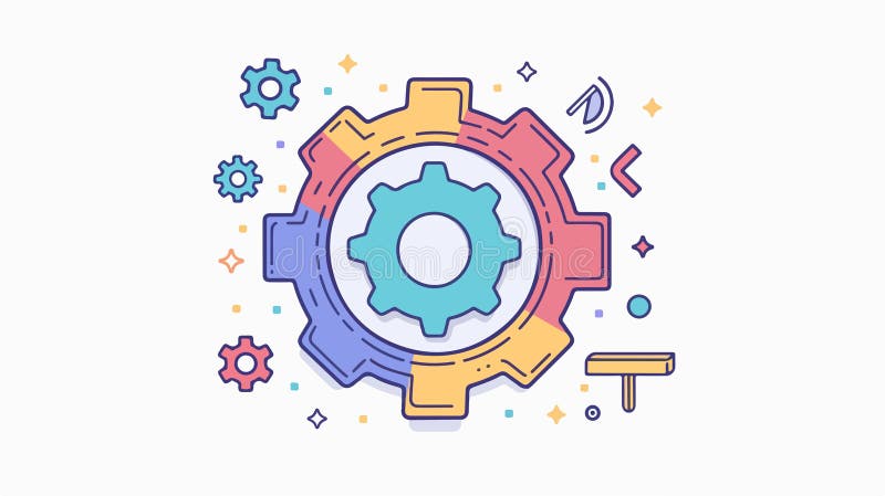 Professional Settings and Gears Icon for Web Design Projects Stock ...