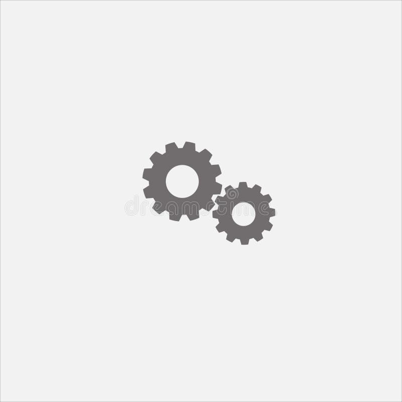 Settings or Gear Icon for Web and Ui Designs Stock Illustration ...
