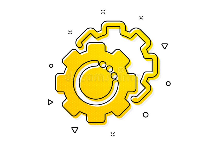 Settings Gears Icon. Cogwheel Sign. Working Process. Vector Stock ...