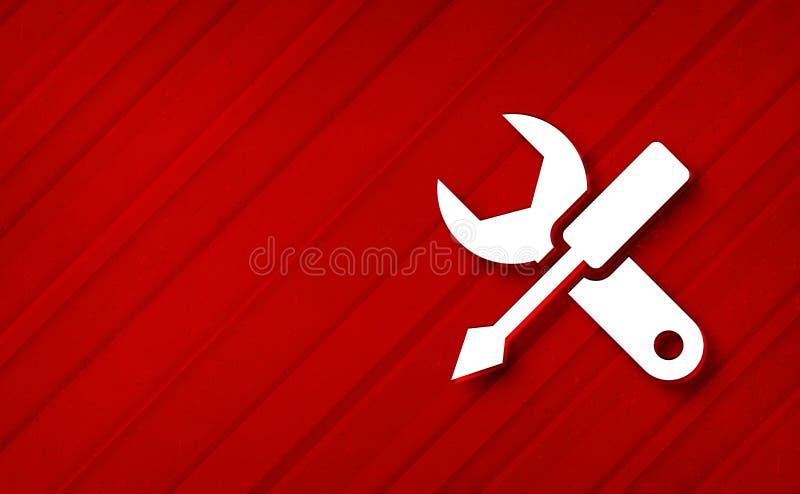 Settings Icon Dreamy Abstract Red Background Diagonal Stripe Line ...