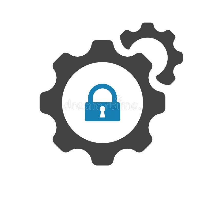 Privacy Settings Vector Icon Stock Vector - Illustration of ...