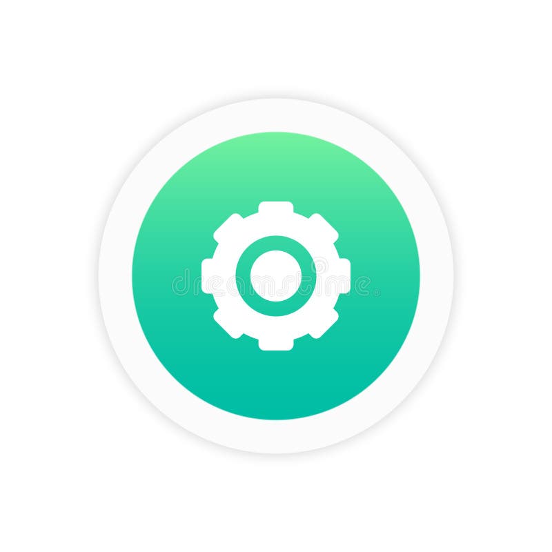 Settings icon sign stock vector. Illustration of mechanical - 108271540