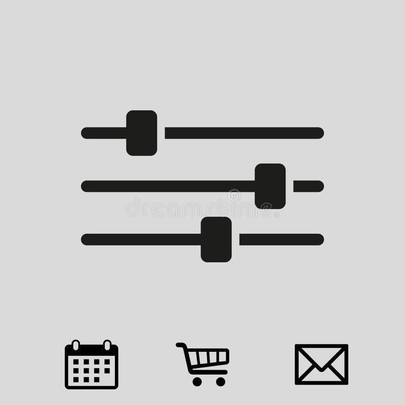 Settings Icon Stock Vector Illustration Flat Design Stock Vector ...