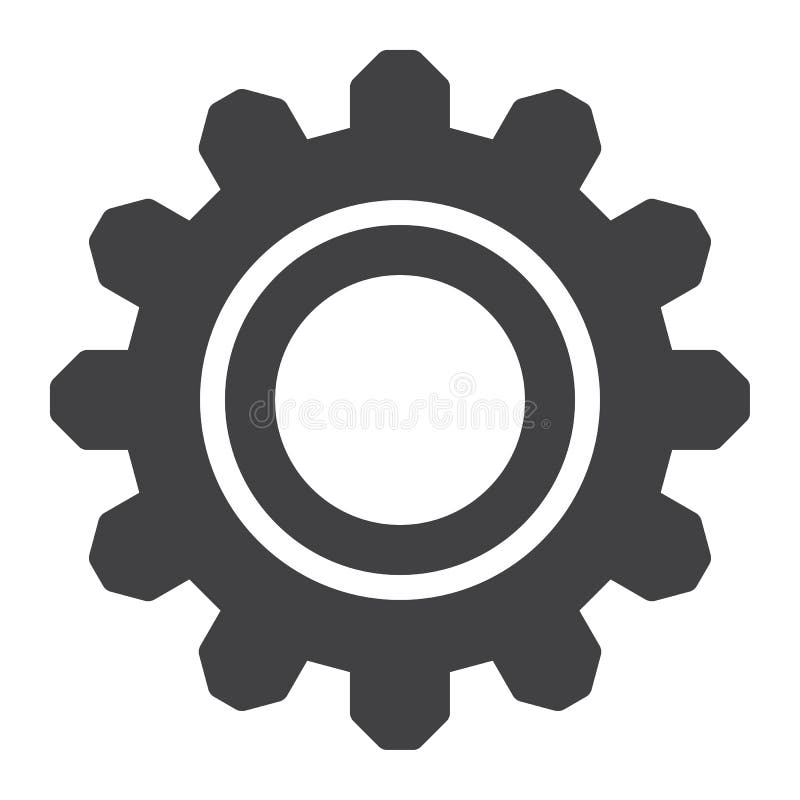 Settings Icon, Logo Illustration, Group Pictogram Isolated on White ...