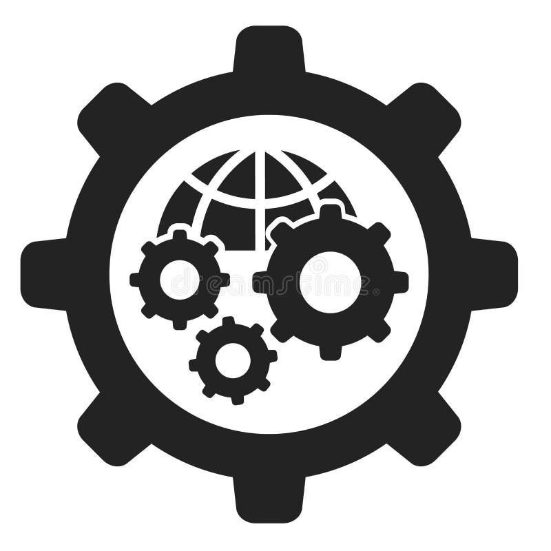 Settings Icon Vector Sign and Symbol Isolated on White Background ...