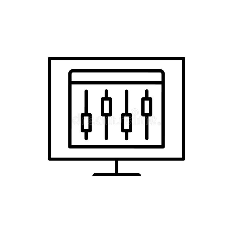 Custom Settings Icon Stock Illustrations – 629 Custom Settings Icon ...