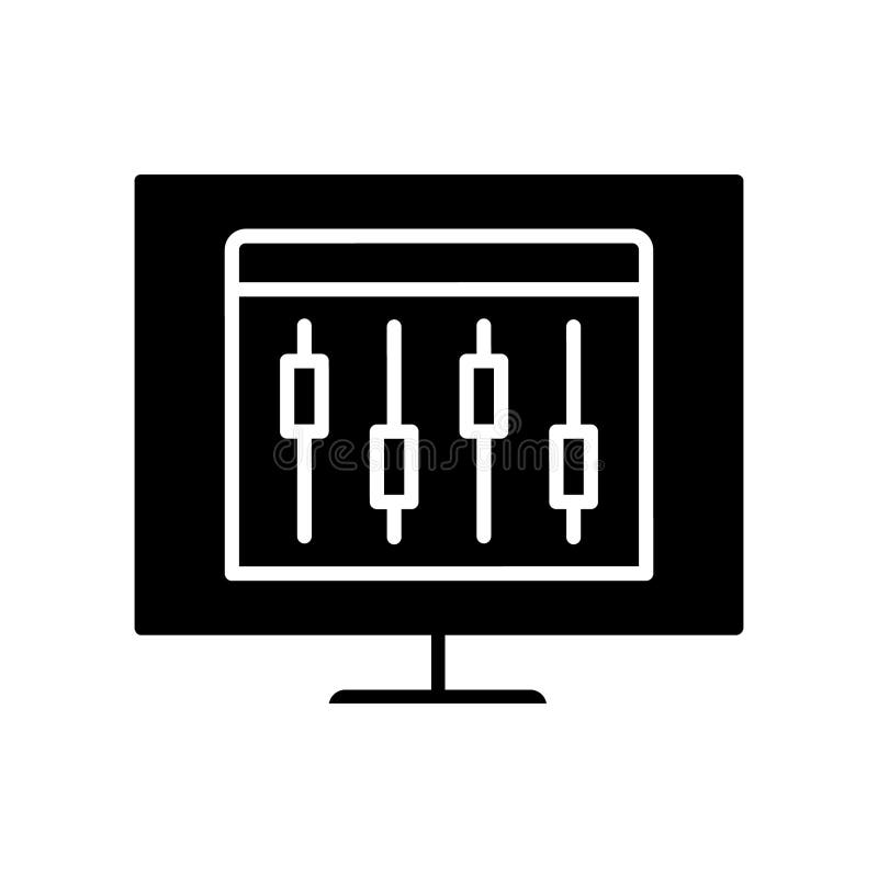 Settings Icon Vector. Options Illustration Sign. Adjustment Symbol ...