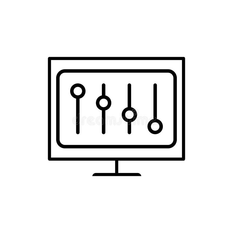 Settings Icon Vector. Options Illustration Sign. Adjustment Symbol ...