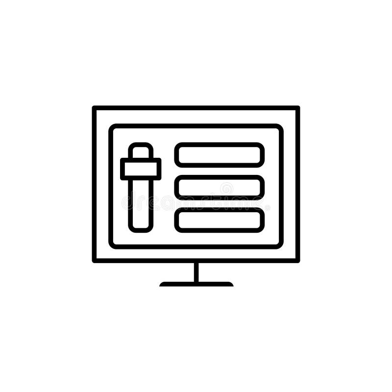 Settings Icon Vector. Options Illustration Sign. Adjustment Symbol ...