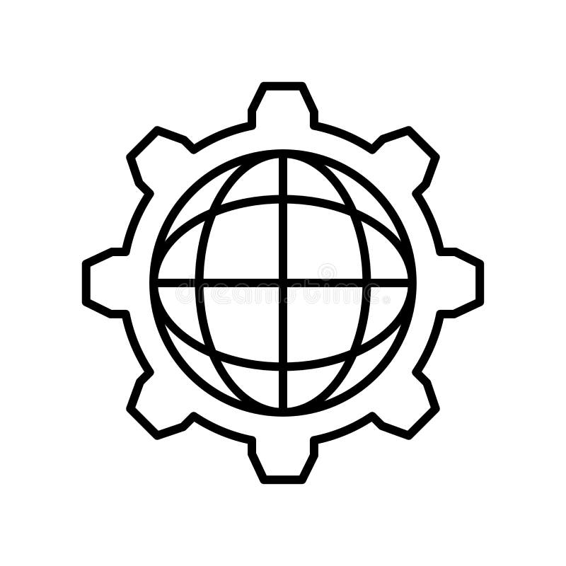 Settings Icon Vector Sign and Symbol Isolated on White Background ...