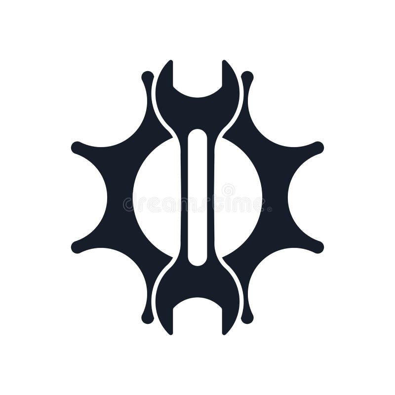 Settings Icon Vector Sign and Symbol Isolated on White Background ...